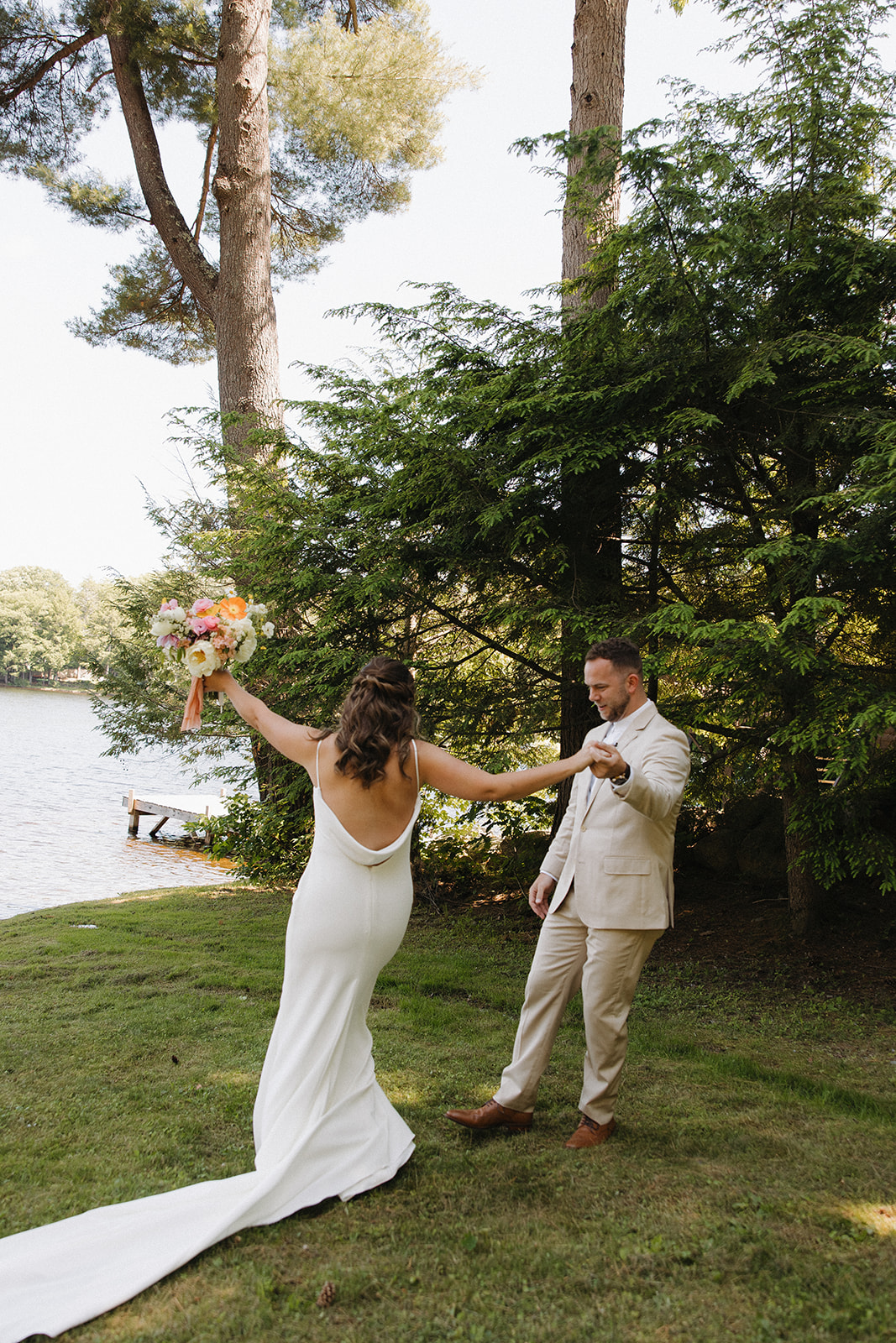 Liana & Marc in NH - FAWN MEADOW FLOWERS